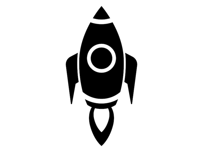 Rocket Ship SVG silueta de nave espacial imágenes - Etsy México
