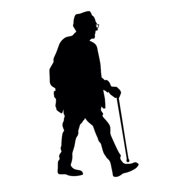 Person Walking Svg - Etsy