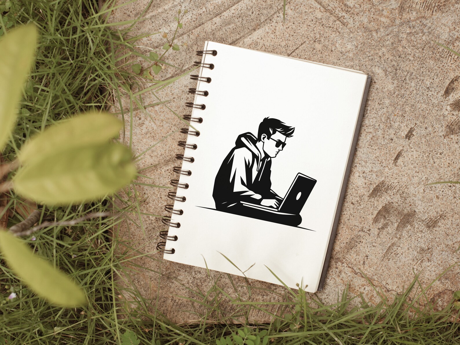 Laptop User SVG - Programmer Hacker Gamer Computer Study Printable Clip ...