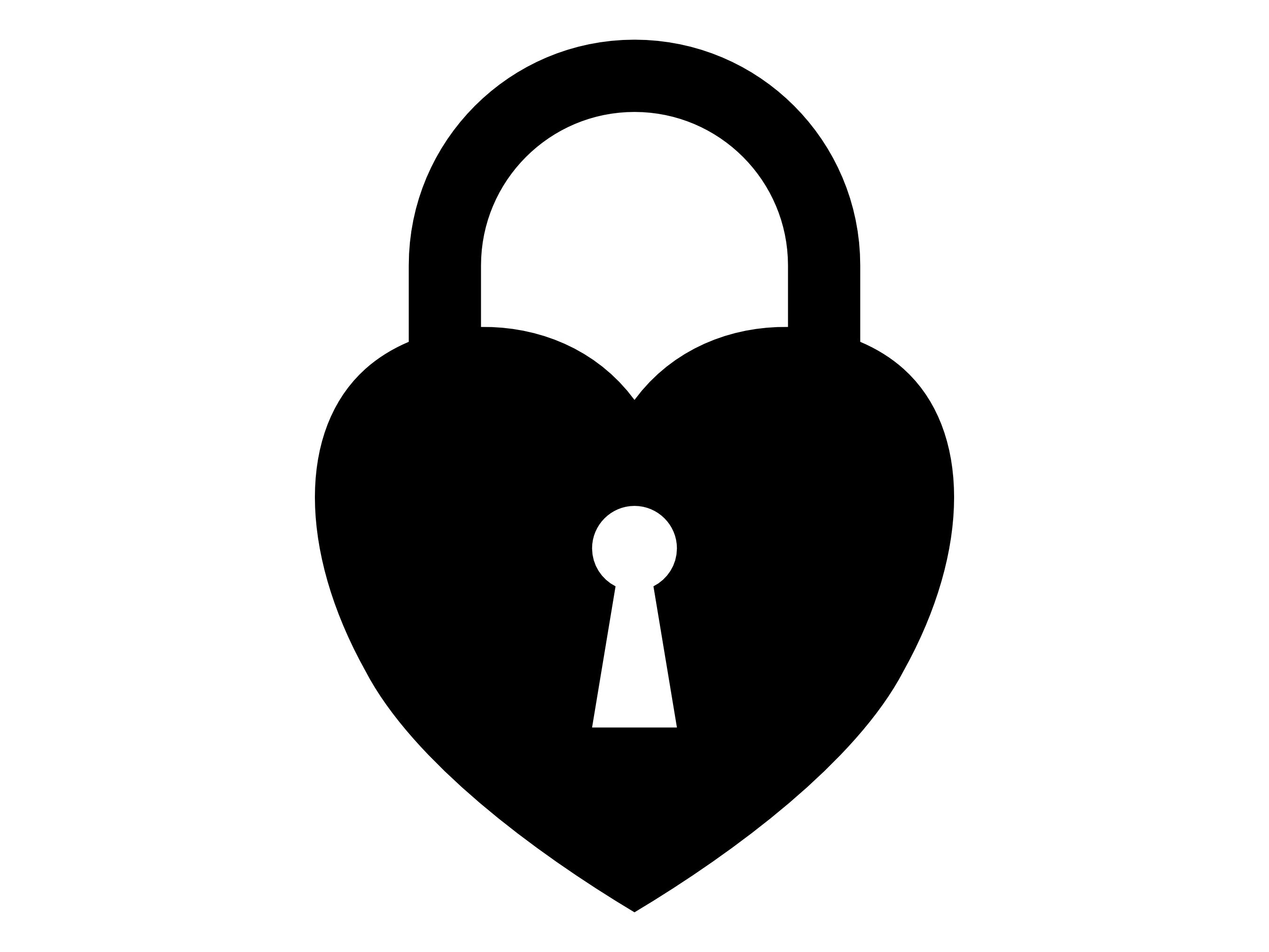 Heart Lock Clip Art