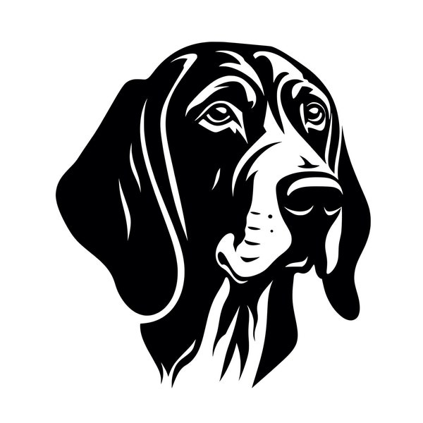 Coonhound Silhouette - Etsy