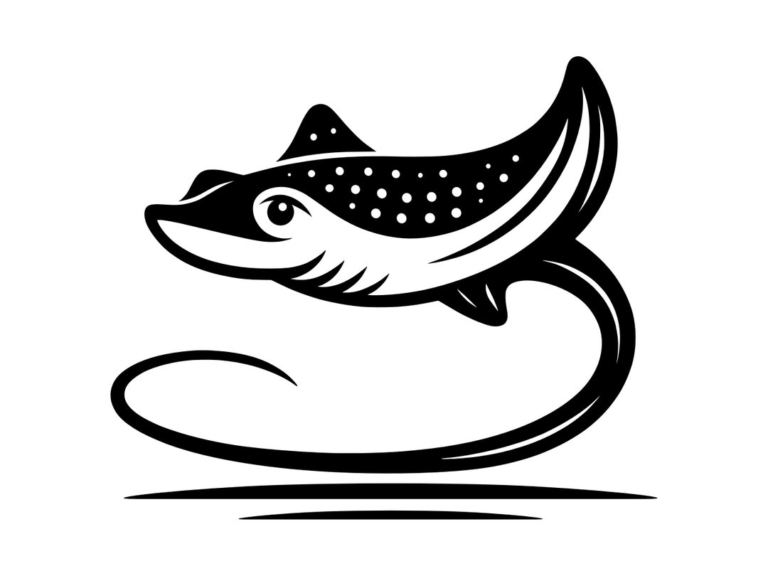 Stingray SVG - Marine Animals Sea Life Ocean Creatures Printable Clip ...