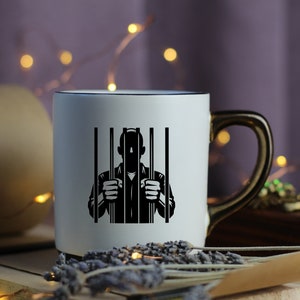 Prisoner SVG - Convict Prison Inmate Jail Criminal Silhouette Clip Art ...