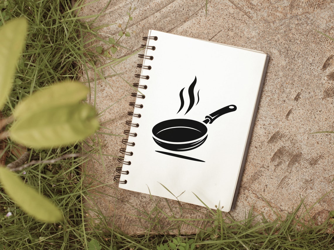 Frying Pan SVG - Cookware Skillet Chef Cooking Pan Printable Clip Art ...