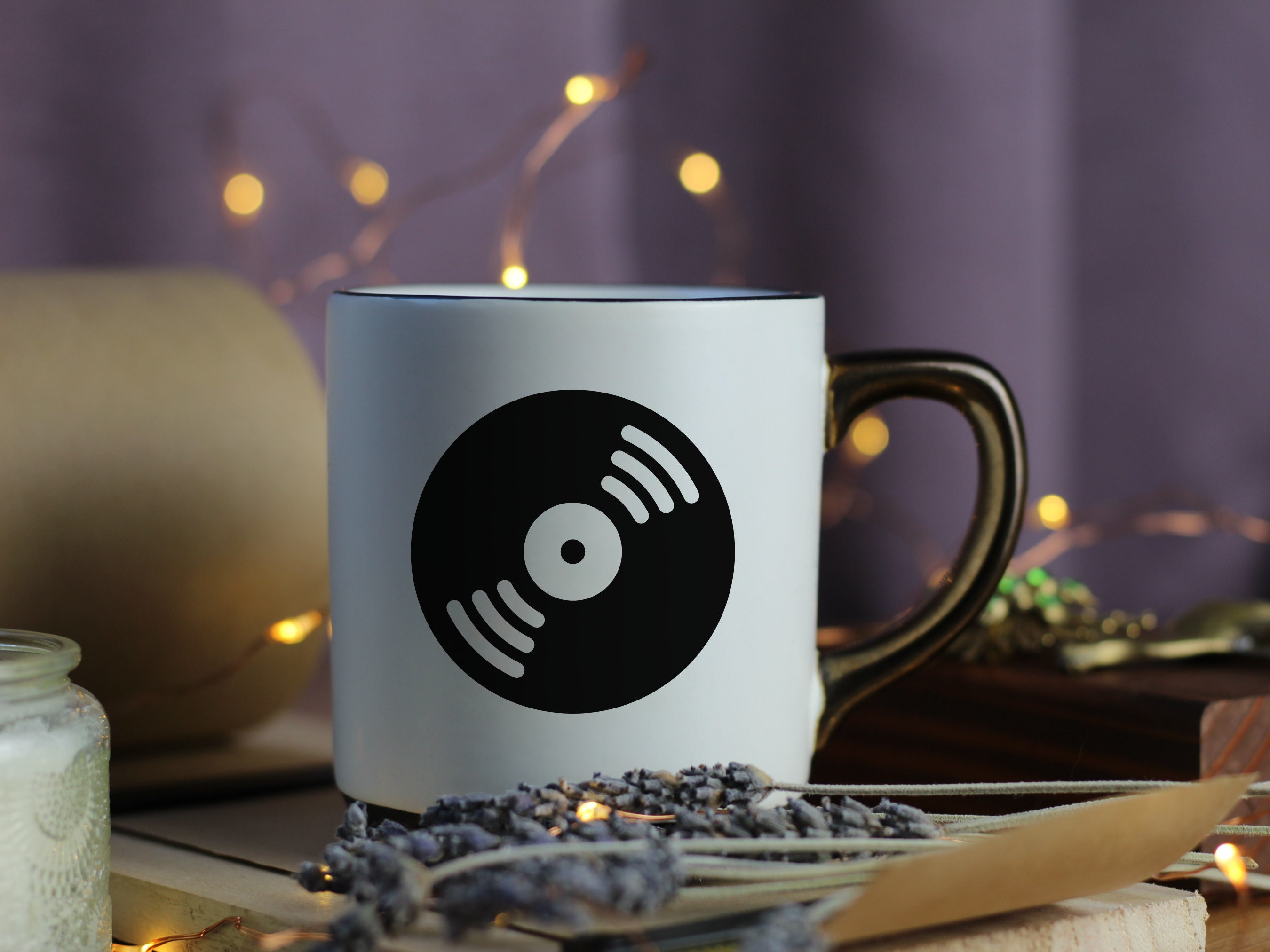 Record SVG, Vinyl Record Silhouette, Phonograph Record Clipart, Vinyl ...