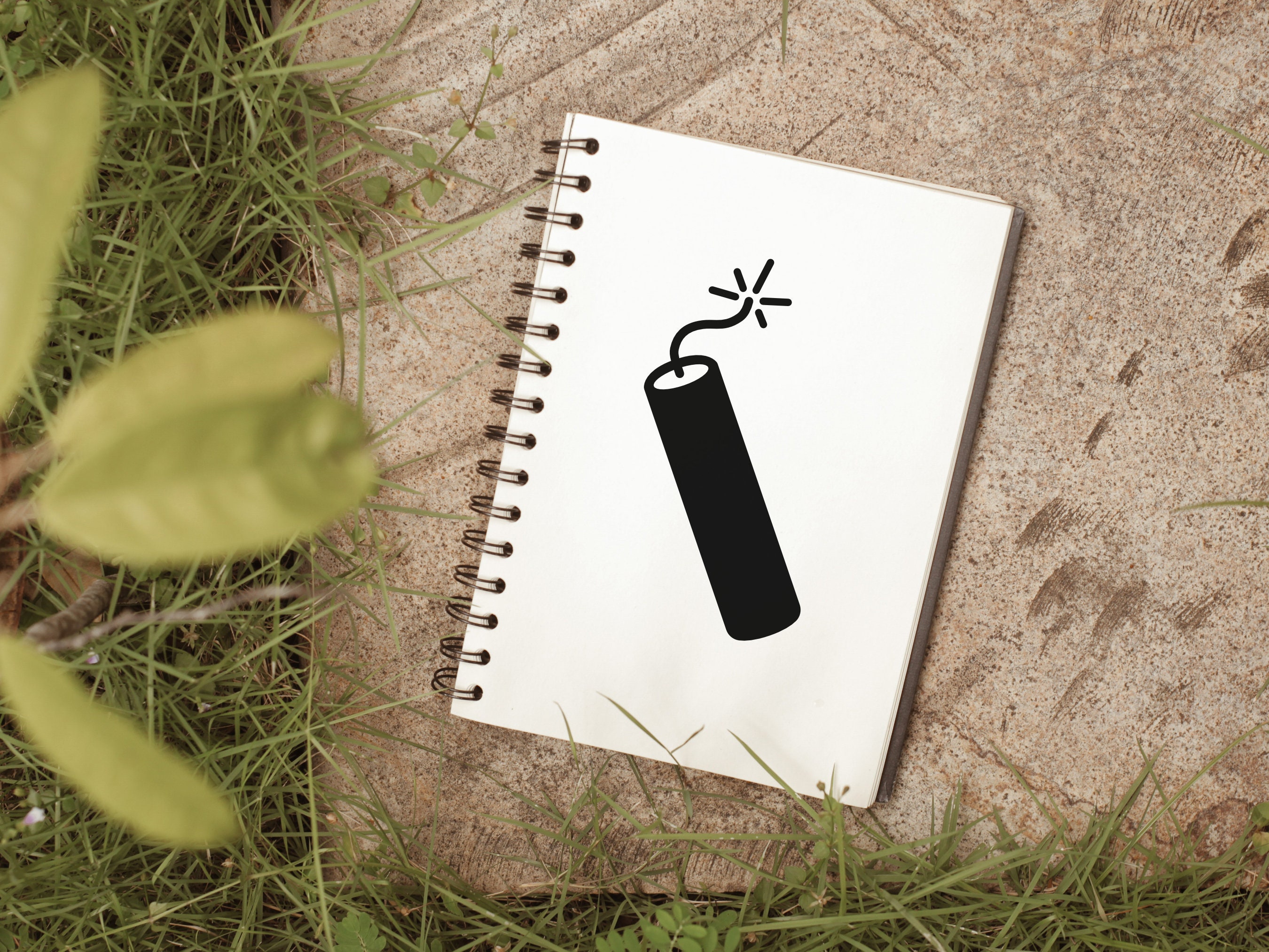 Dynamite SVG Explosive Stick Silhouette Clipart Cut File - Etsy