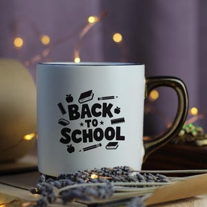 Back to School SVG - Kids Education Classroom Learning Decorative Text ...