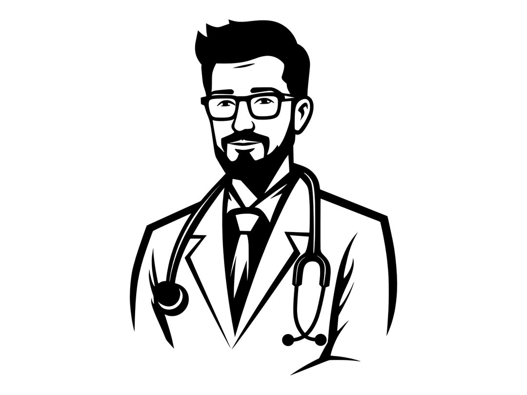 Doctor SVG - Physician Medical Health Care Doctor Silhouette Clip Art ...