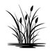 Reeds SVG - Aquatic Grass Floral Water Reed Marshland Plants Printable ...