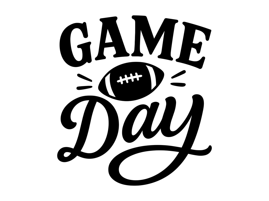 Game Day SVG - Football Season Tailgate Party Sports Fan Fall Game ...