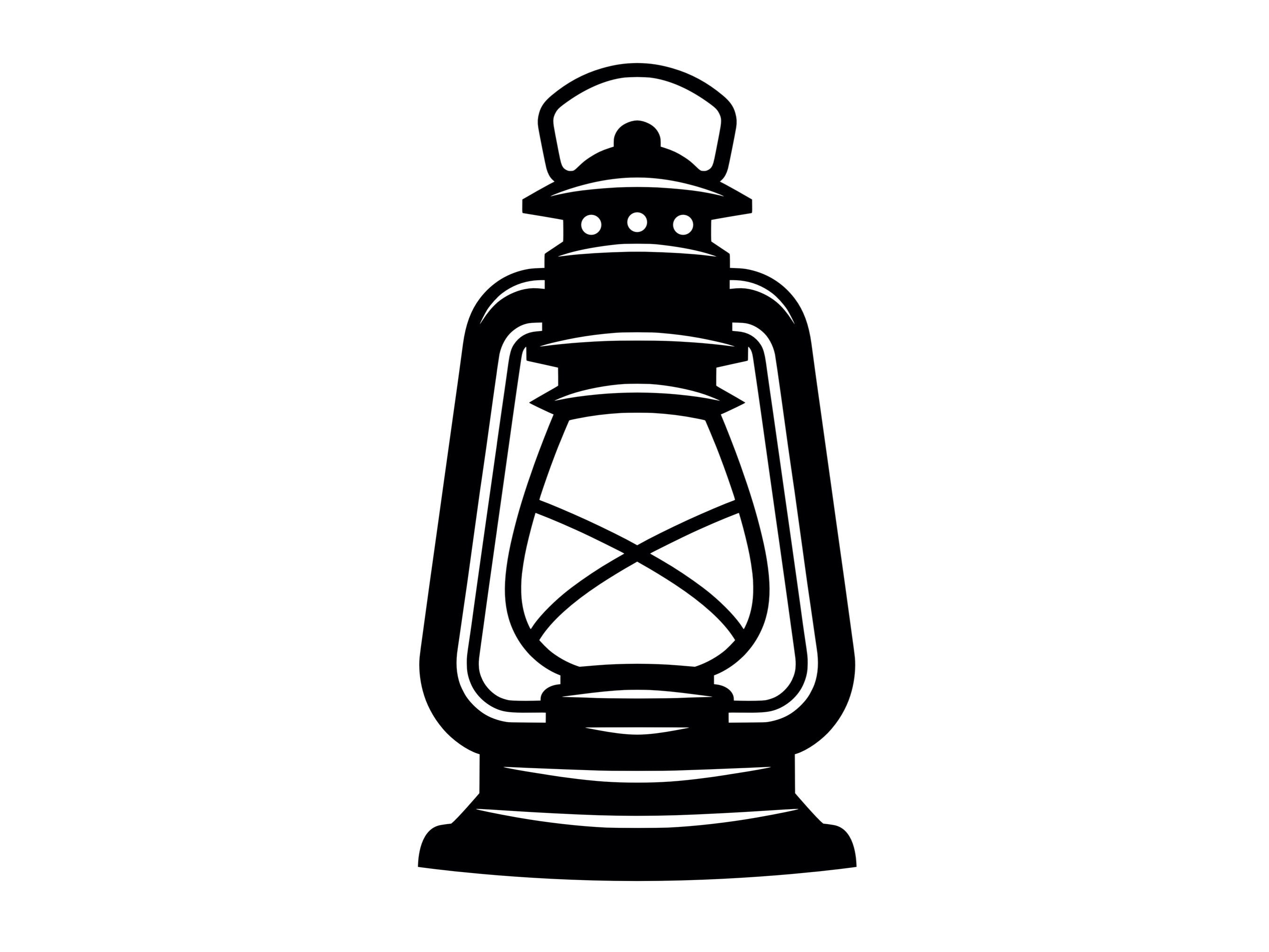 Olie Lantaarn Clipart Bloemen Olie Lamp Svg, Lantaarn SVG, Vintage