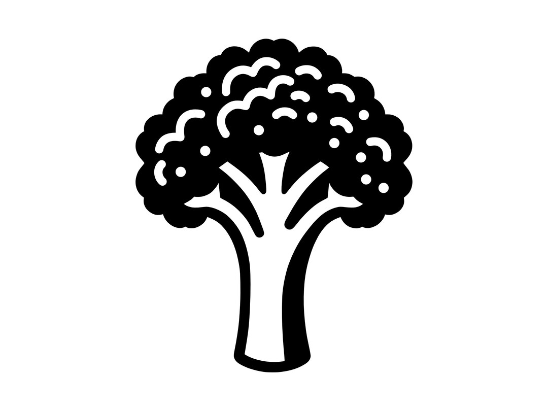 Broccoli SVG - Vegetables Healthy Foods Diet Plant Food Silhouette Clip ...