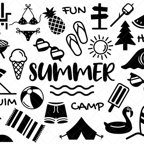 Camping Collage Pack - Etsy