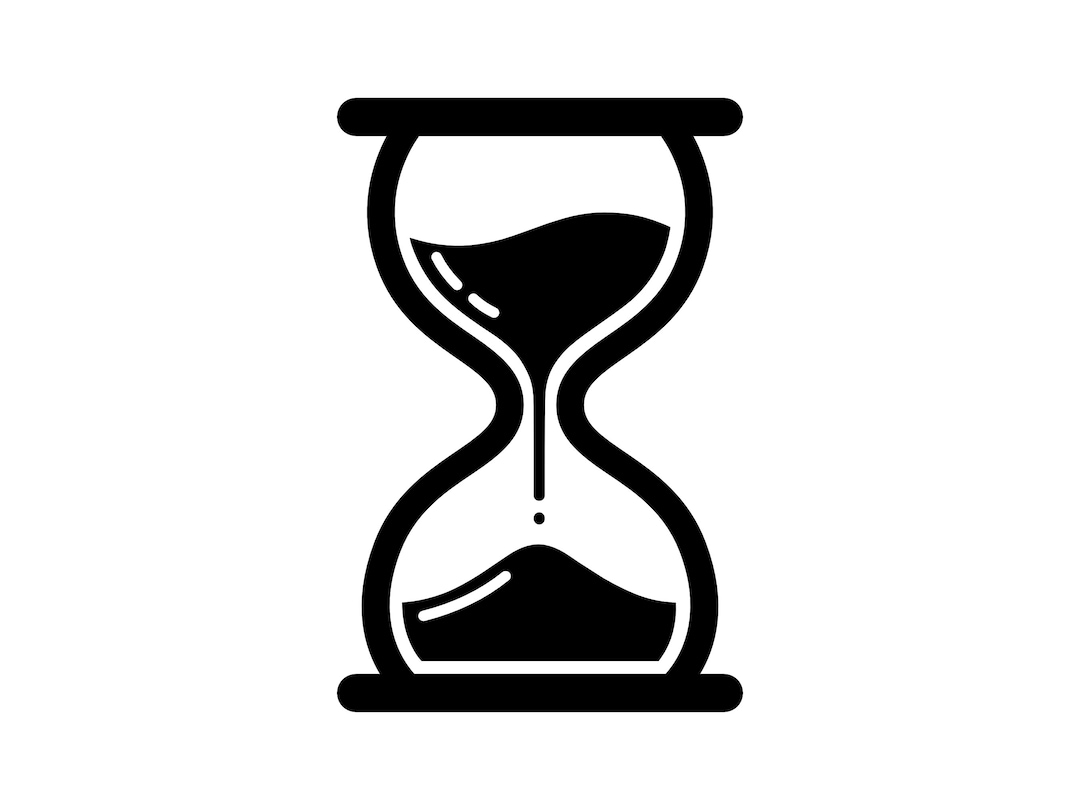 Hourglass SVG - Sand Timer Clock Vintage Timepiece Printable Clip Art ...