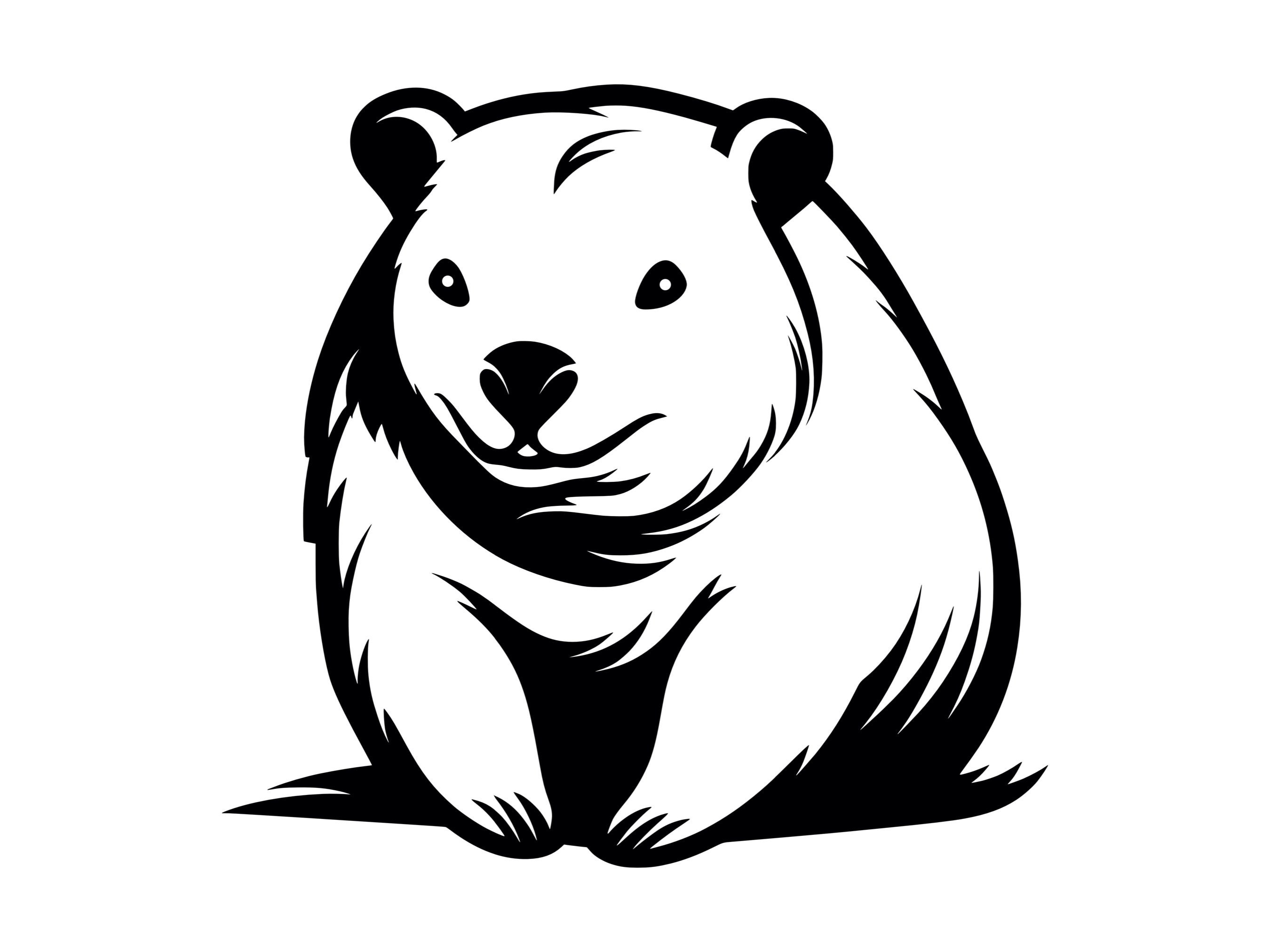 Wombat SVG Australian Animals Marsupial Wombat Silhouette - Etsy