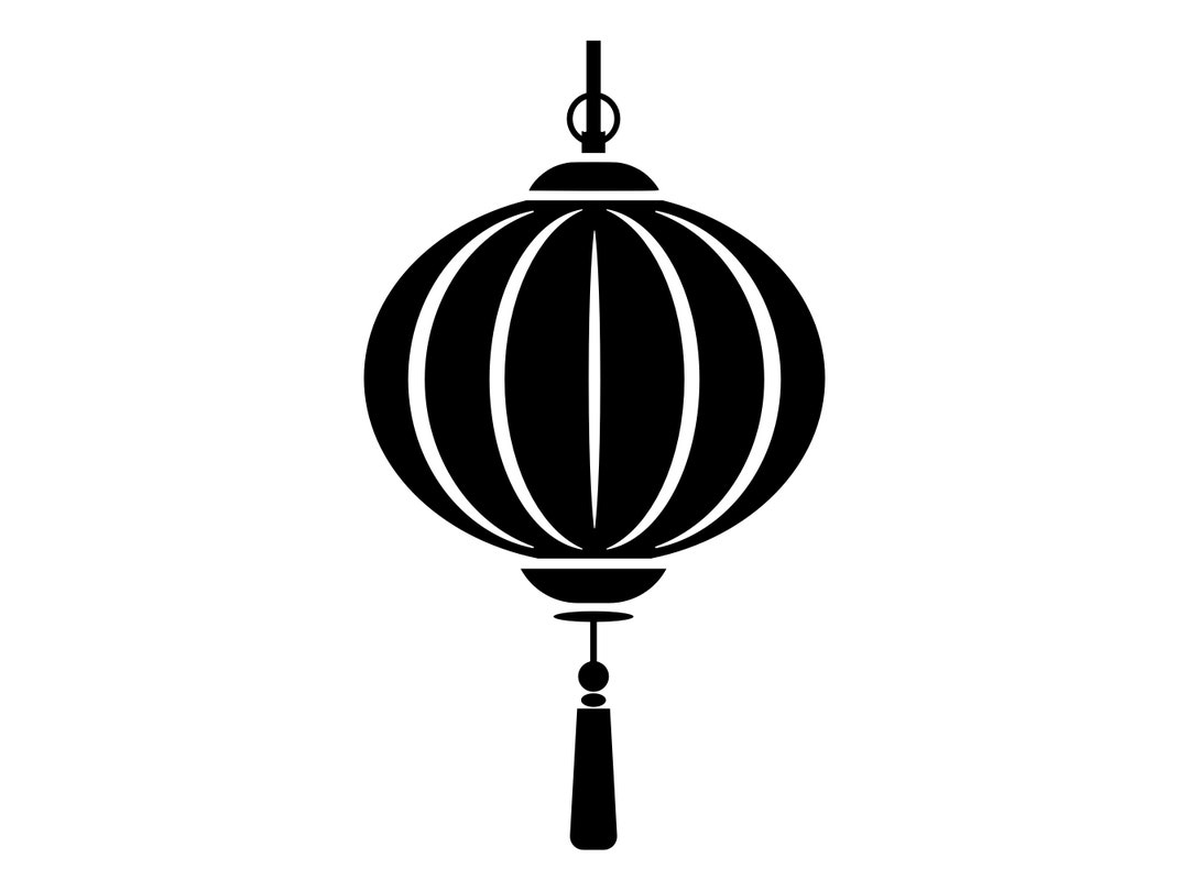 Chinese Lantern SVG - Chinese New Year Traditional Lantern Printable ...