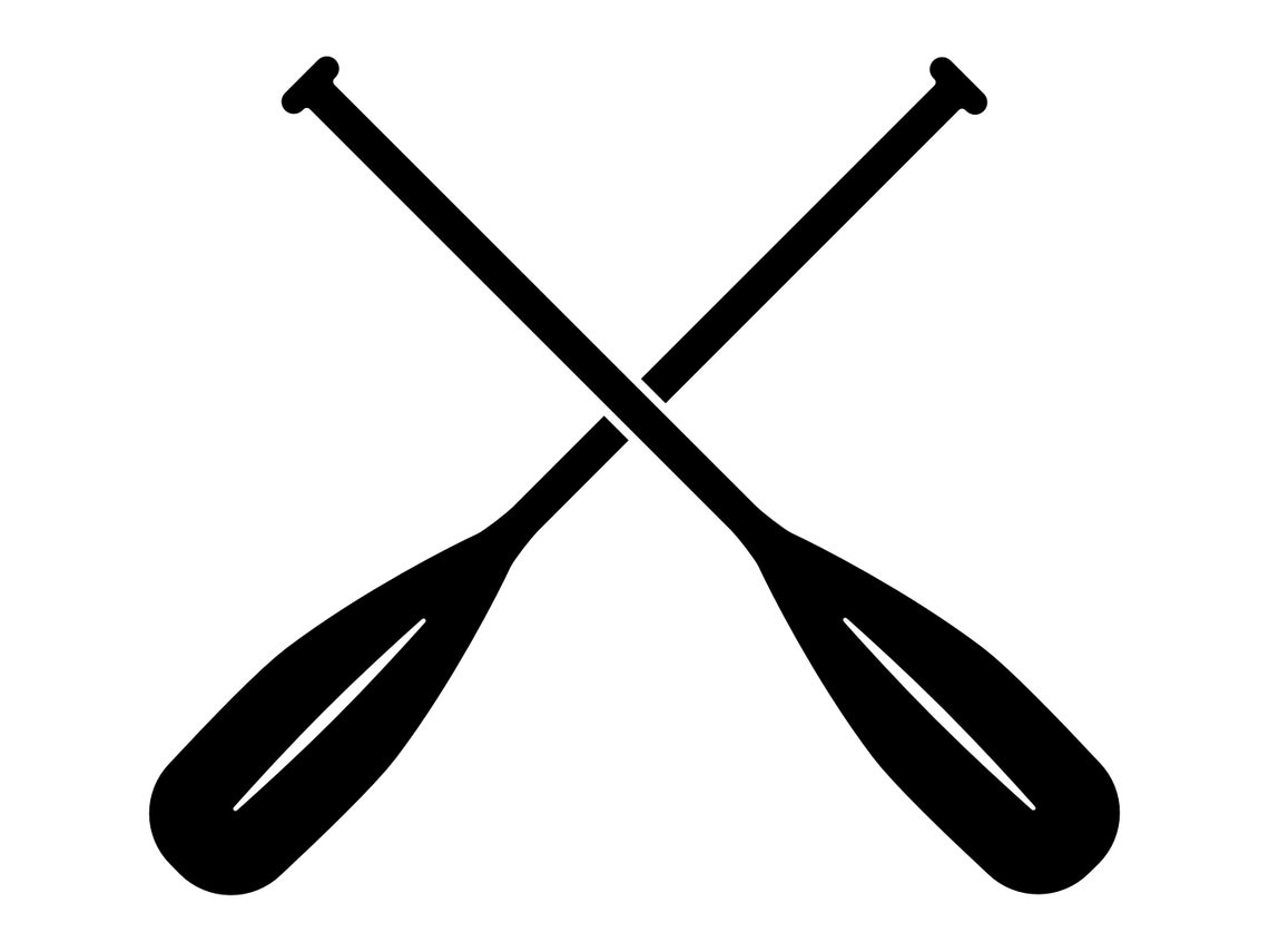 Boat Paddles SVG, Boat Oar Silhouette, Boat Paddle Clipart, Oar Cut ...