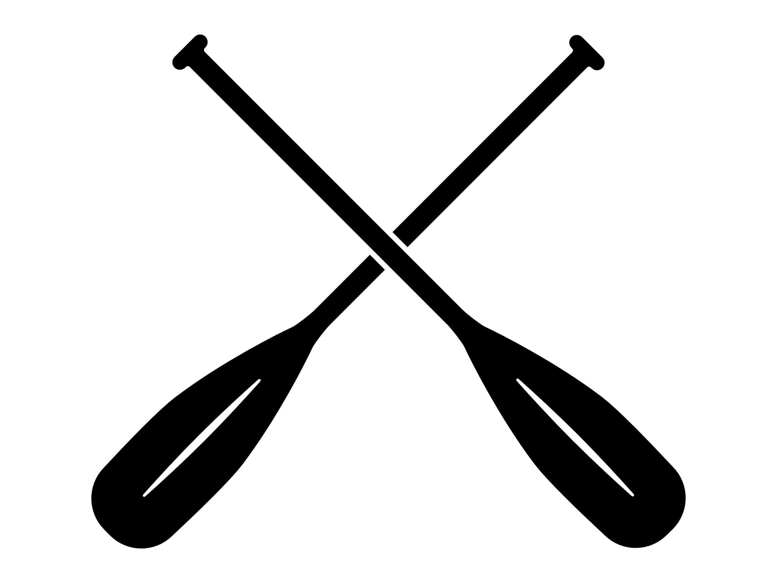 Boat Paddles SVG, Boat Oar Silhouette, Boat Paddle Clipart, Oar Cut ...
