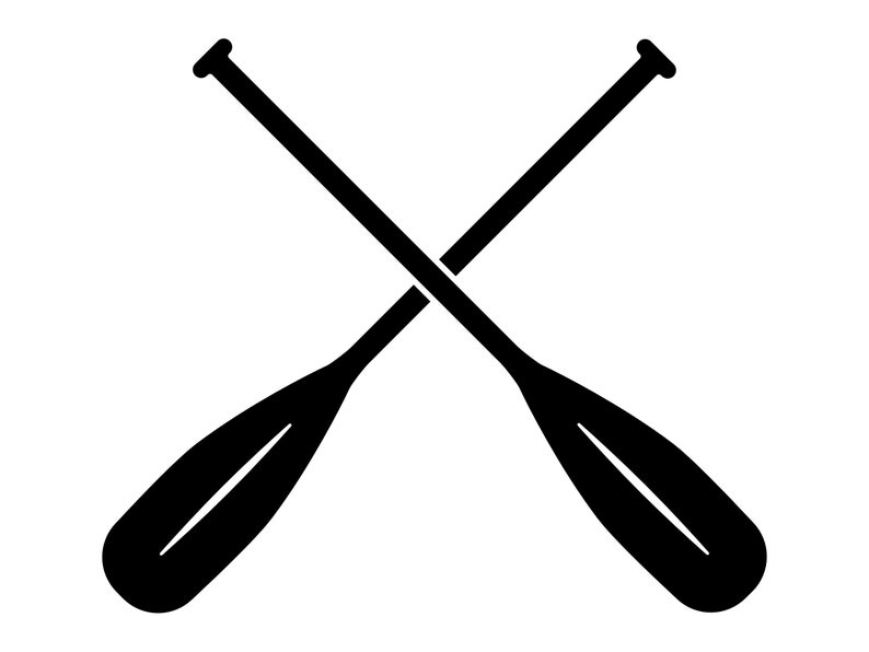 Boat Paddles SVG, Boat Oar Silhouette, Boat Paddle Clipart, Oar Cut ...