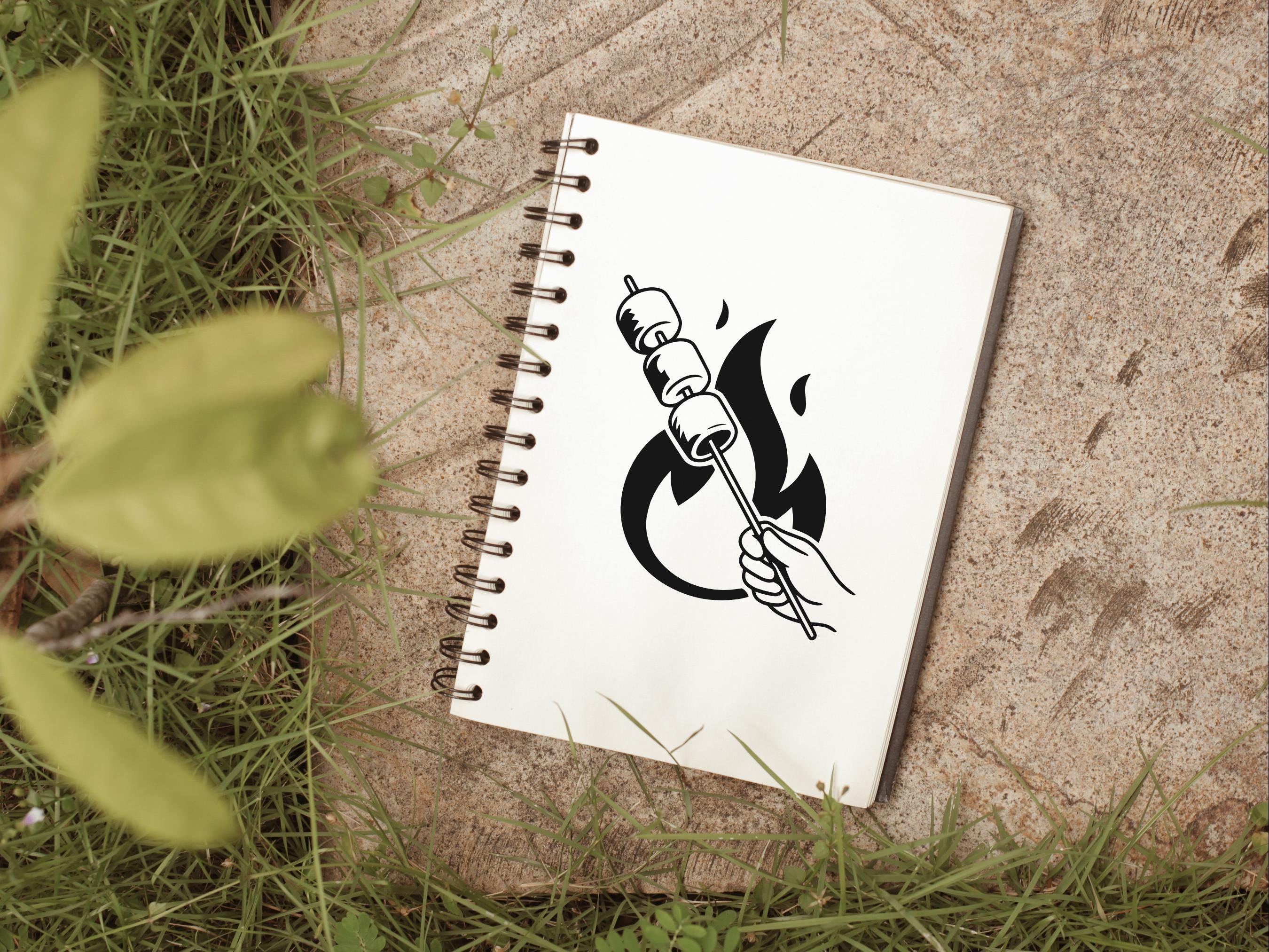 Roasting Marshmallows SVG - Campfire Marshmallow Stick Smores Printable ...