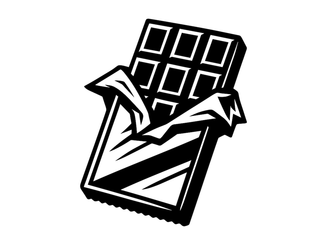 Chocolate Bar SVG - Candy Lover Sweet Treat Snack Dessert Food ...