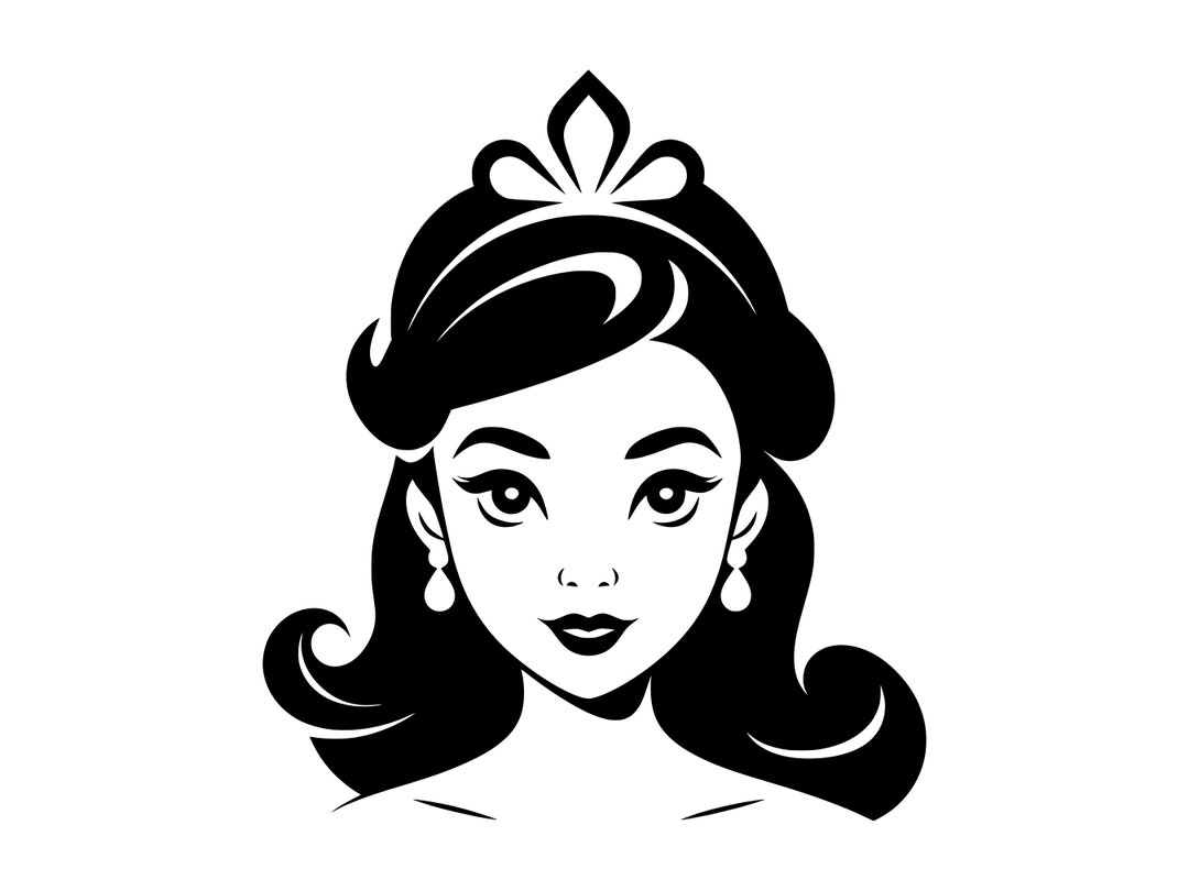 Princess SVG - Queen Goddess Royalty Woman Girl Printable Clip Art Cut ...