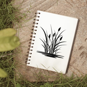 Reeds SVG - Aquatic Grass Floral Water Reed Marshland Plants Printable ...