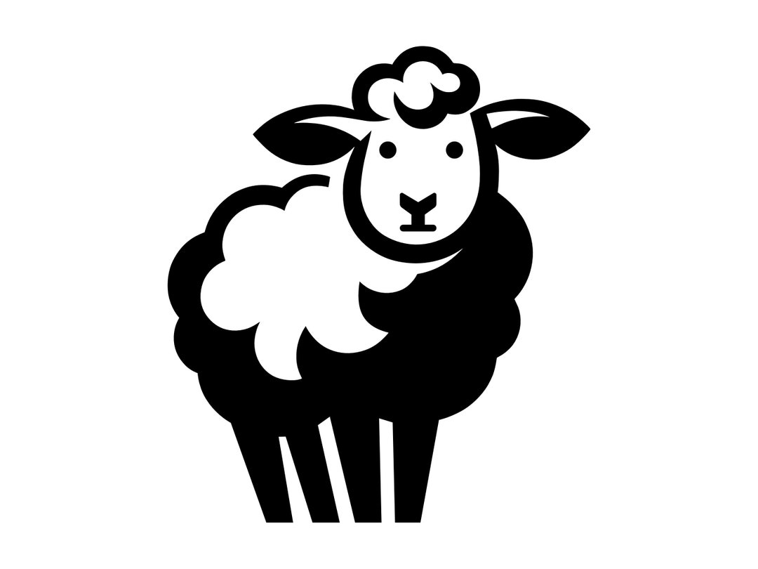 Sheep SVG - Lamb Farm Animals Barnyard Livestock Silhouette Clip Art ...