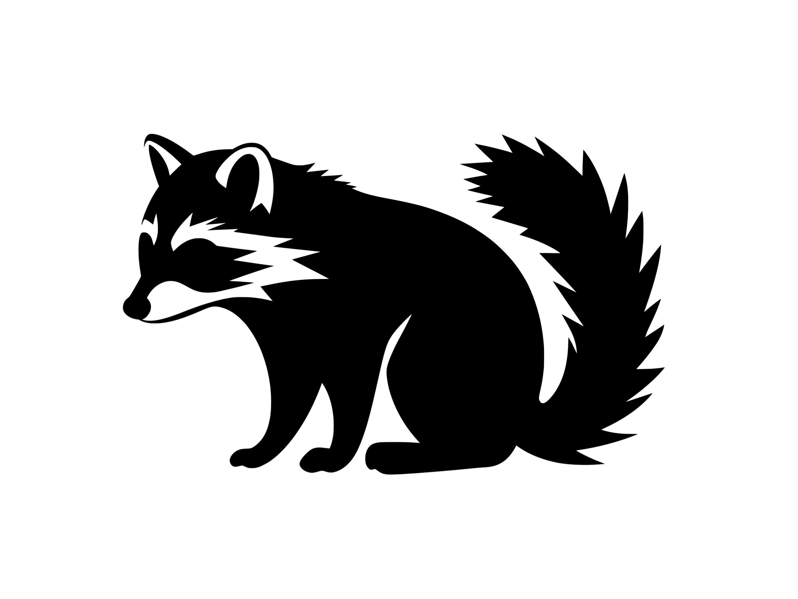 Raccoon Face Logo Of Racoon Head Silhouette Clip Art, 41% OFF