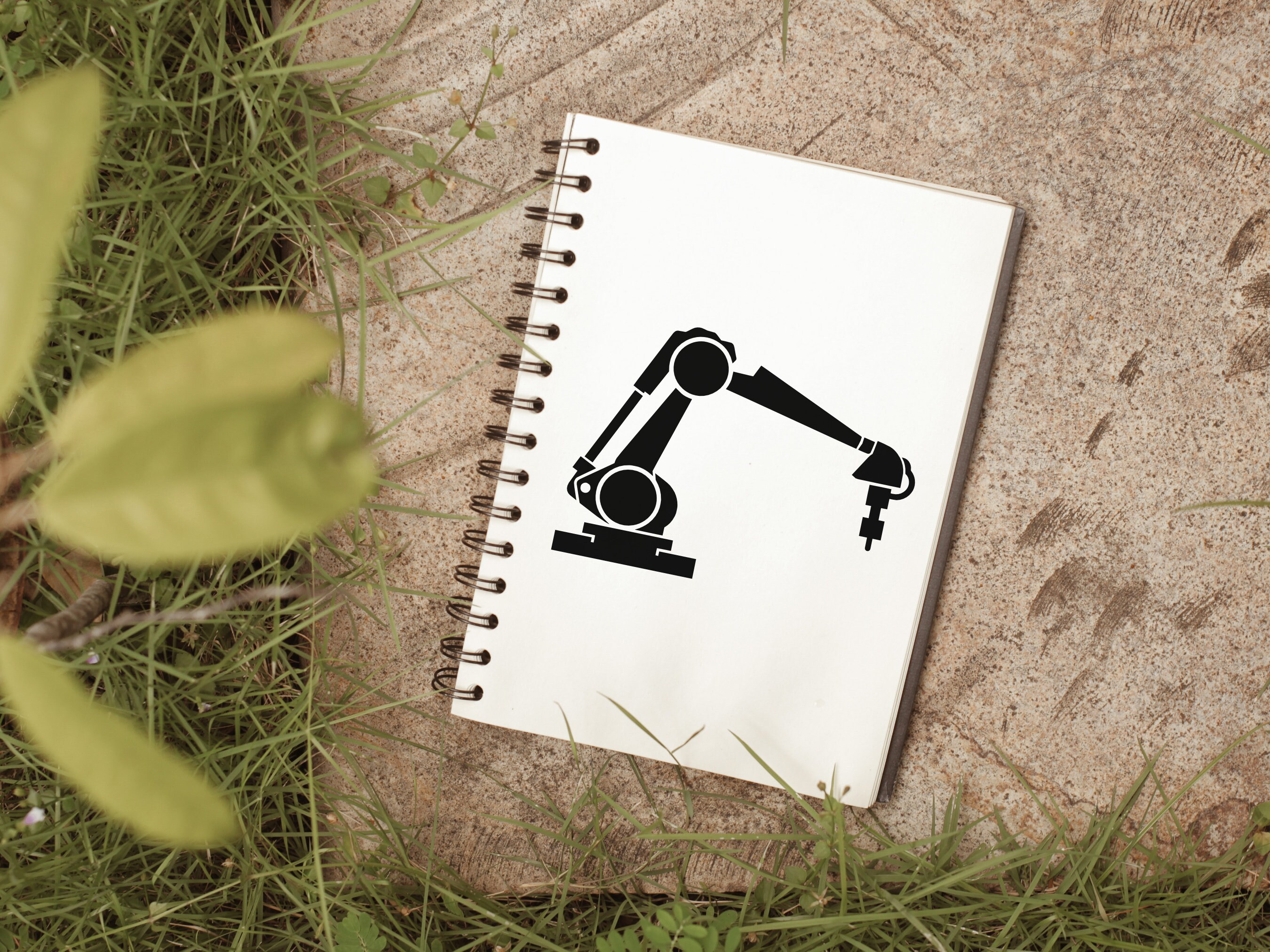 Robotic Arm SVG Robotics Machine Mechanical Arm Tool Silhouette Clipart ...