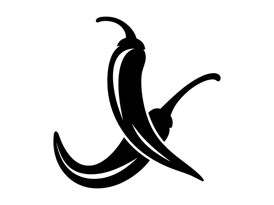Chill Pepper SVG - Hot Spicy Food Ghost Pepper Jalapeño Silhouette Clip ...