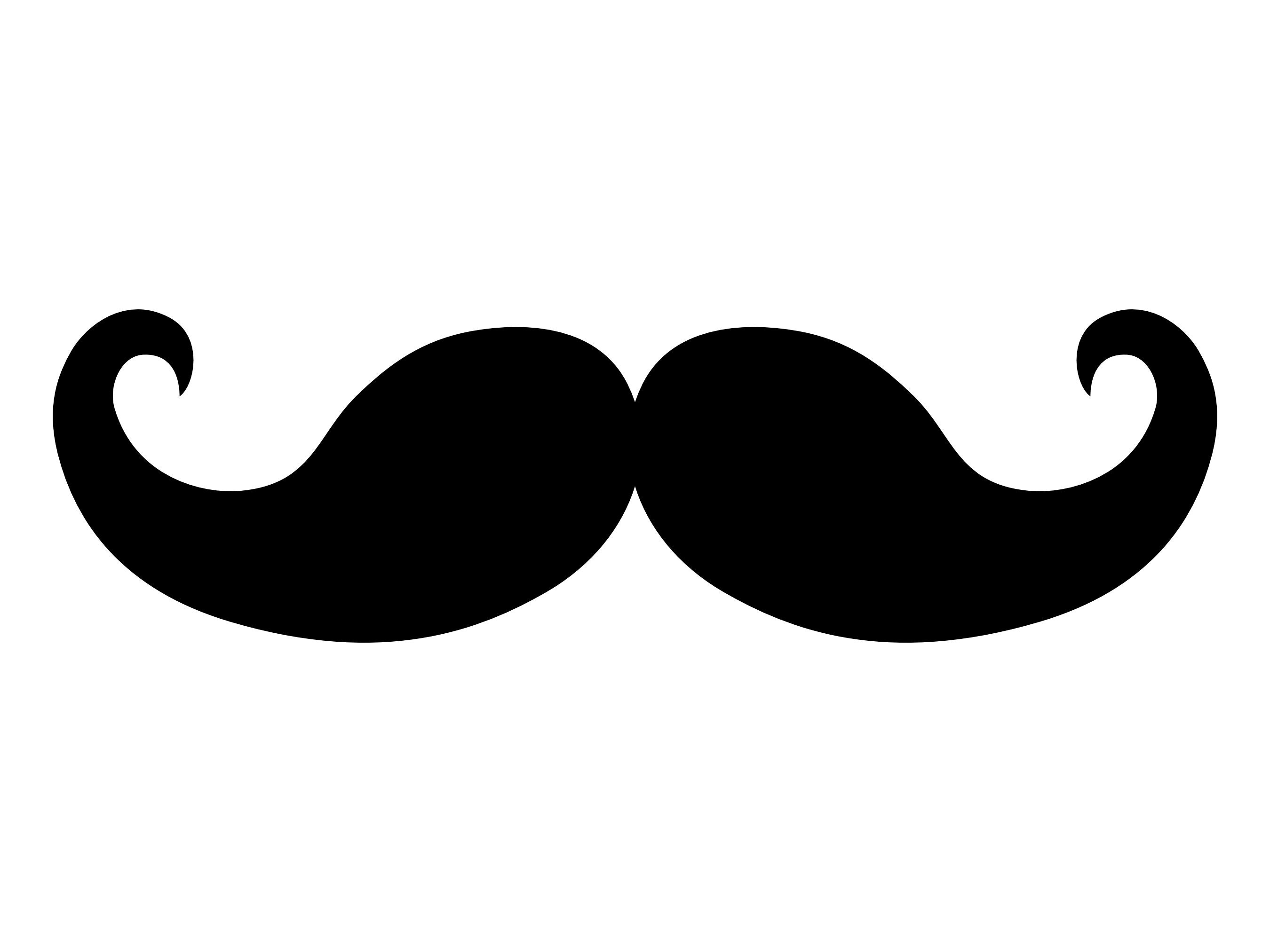 Mustache SVG, Moustache Silhouette, Mustache Clipart, Moustache Cut ...