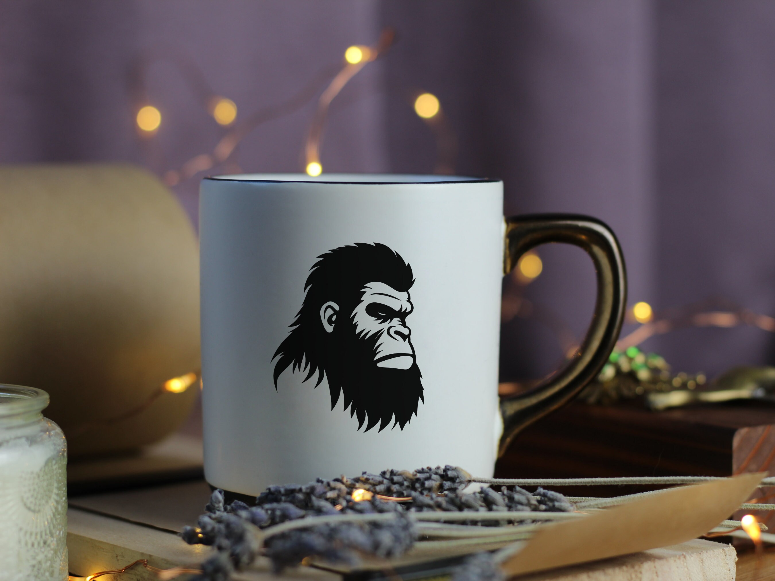 Bigfoot SVG - Sasquatch Yeti Ape Man Mythical Monster Printable Clip ...