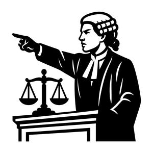 Lawyer Courtroom SVG - Judge Attorney Justice Legal System Trial Lawyer ...