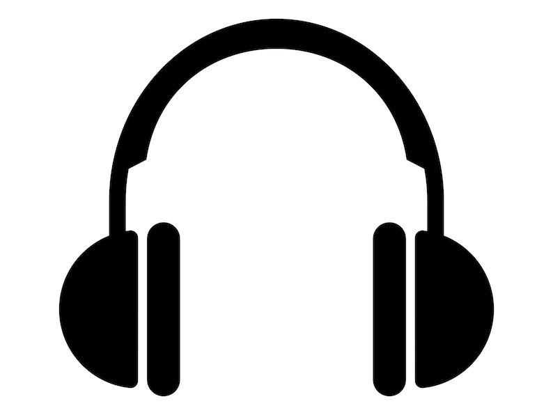 Headphones SVG, Headphone Silhouette, Headphone Music Clip Art ...