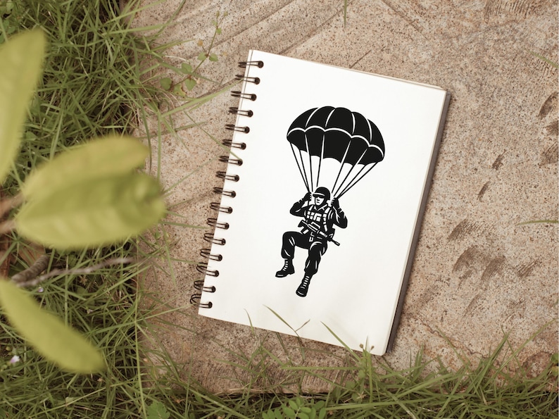 Paratrooper SVG - Military Soldier Army Airborne Veteran Patriotic Hero ...