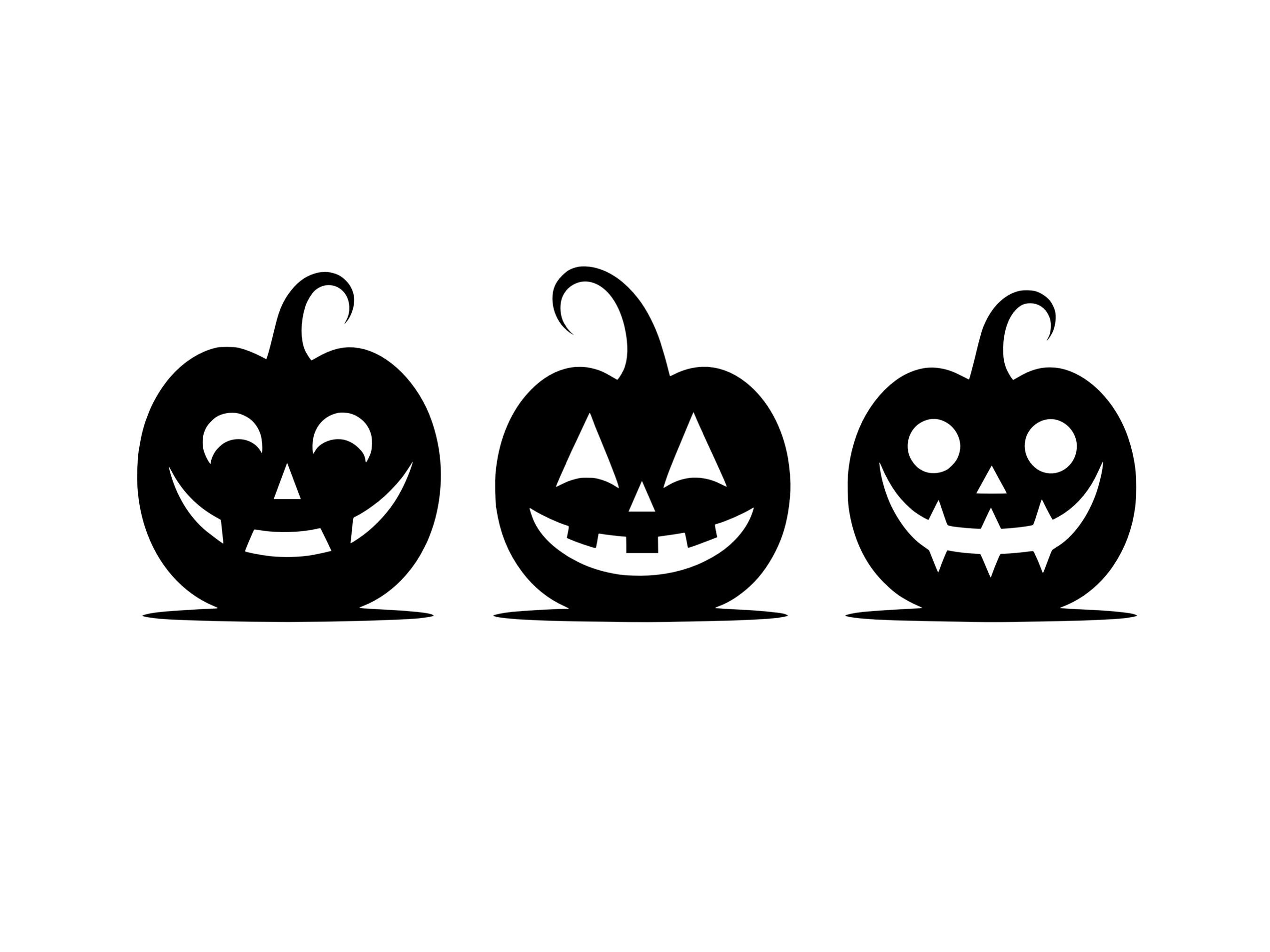 Jack O Lanterns SVG Friendly Halloween Pumpkin Face Carving - Etsy