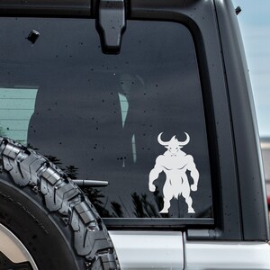 Minotaur SVG - Bull Headed Man Mythical Creature Beast Silhouette ...