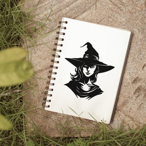 Witch SVG - Halloween Witch Gothic Dark Fantasy Woman Silhouette ...