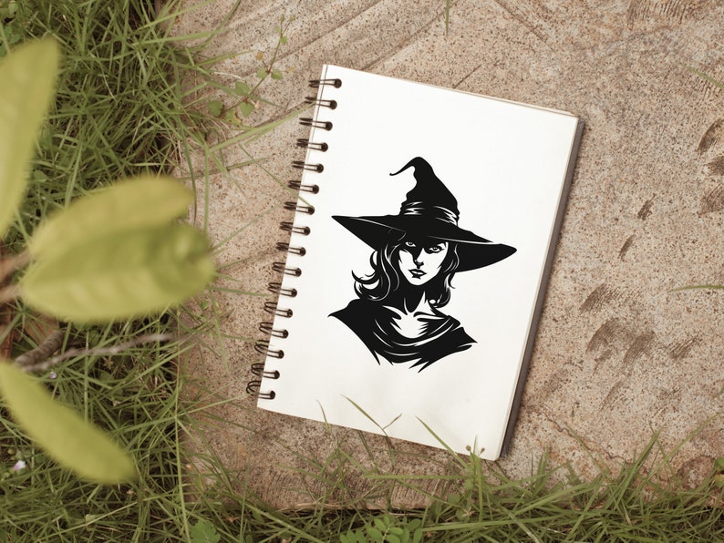 Witch SVG Halloween Witch Gothic Dark Fantasy Woman - Etsy