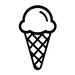 Ice Cream Cone Summer Dessert - Instant Download Digital File Clip Art ...