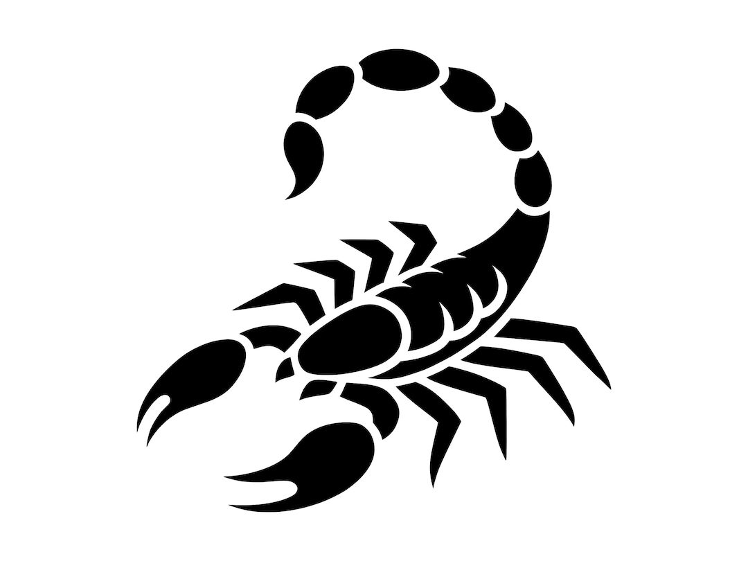 Scorpion SVG - Insect Desert Animals Scorpion Silhouette Clip Art Cut ...