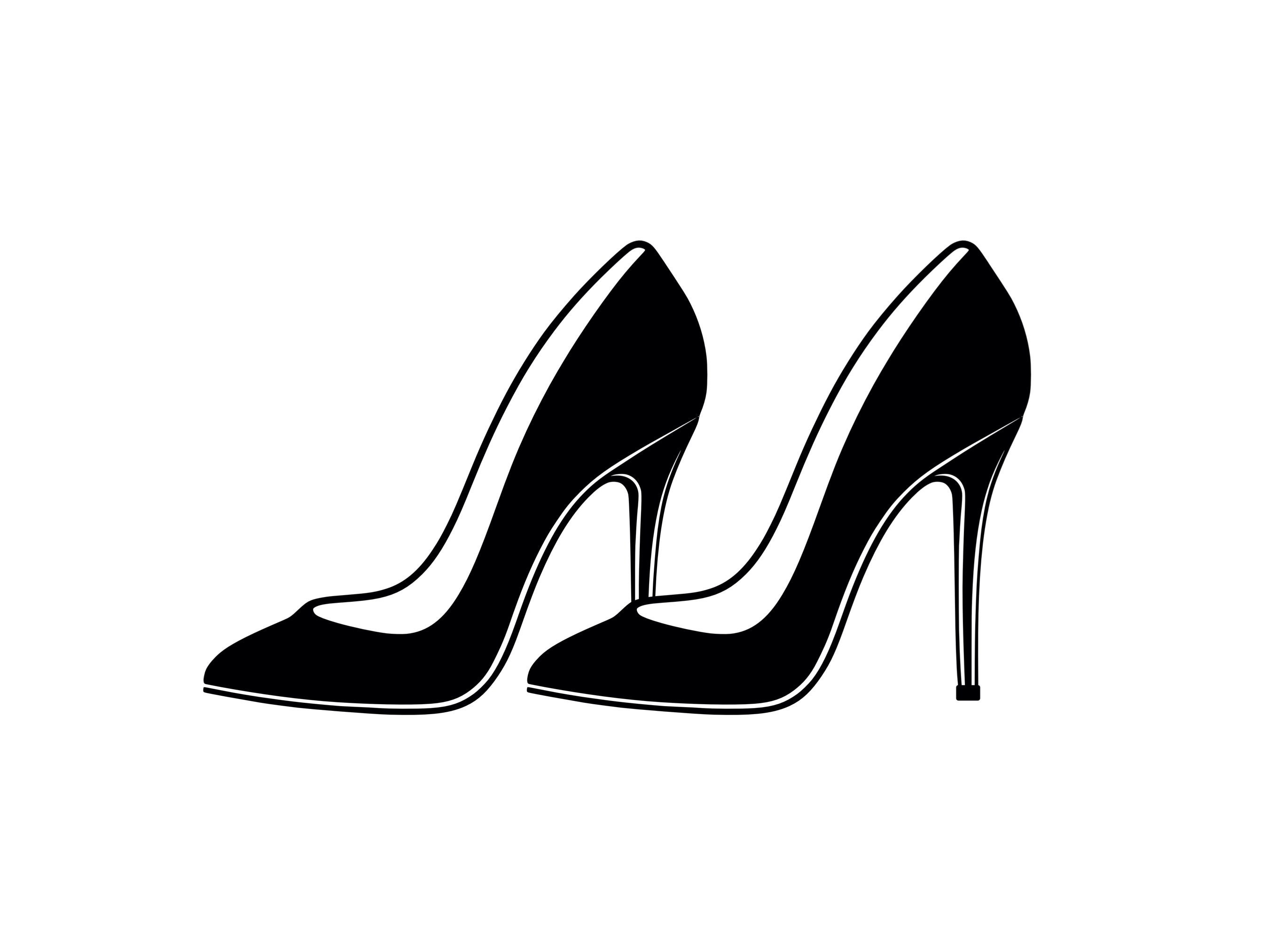 High Heel Shoes SVG High Heels Fashion Supermodel Shoes - Etsy