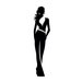 Runway Model SVG - Fashion Modelling Catwalk Supermodel Silhouette Clip ...