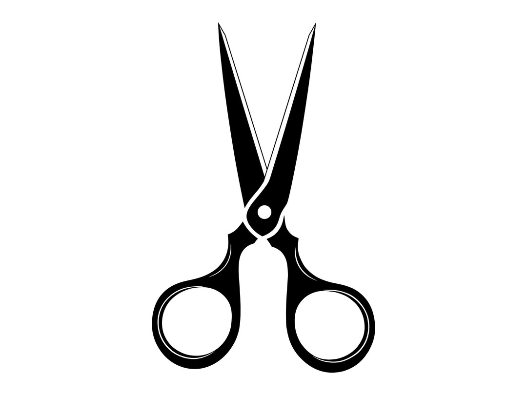 Scissors SVG - Barber Hairdresser Craft Cutting Scissors Silhouette ...