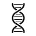 DNA Strand SVG - Double Helix DNA Structure Silhouette Clipart Cut File ...
