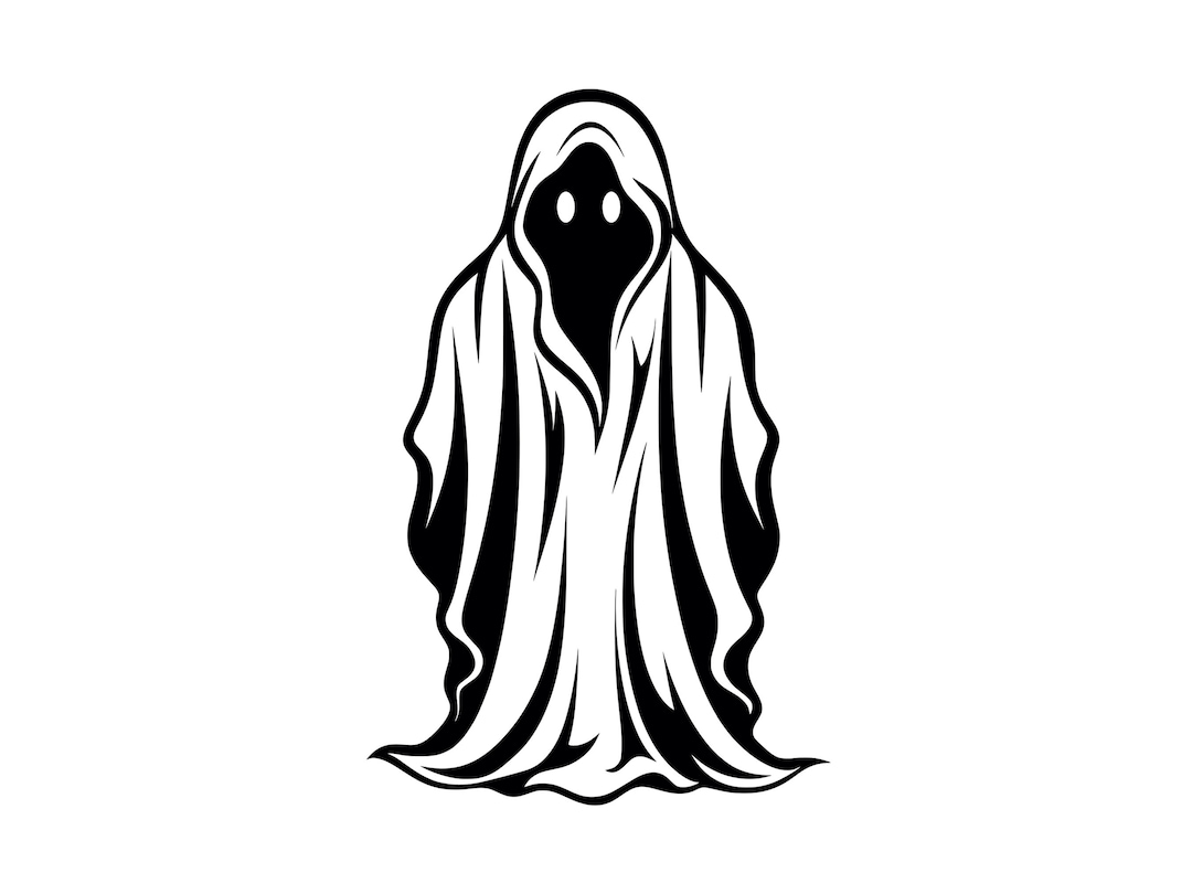 Ghost SVG - Phantom Spectre Haunting Spirit Printable Clip Art Cut File ...