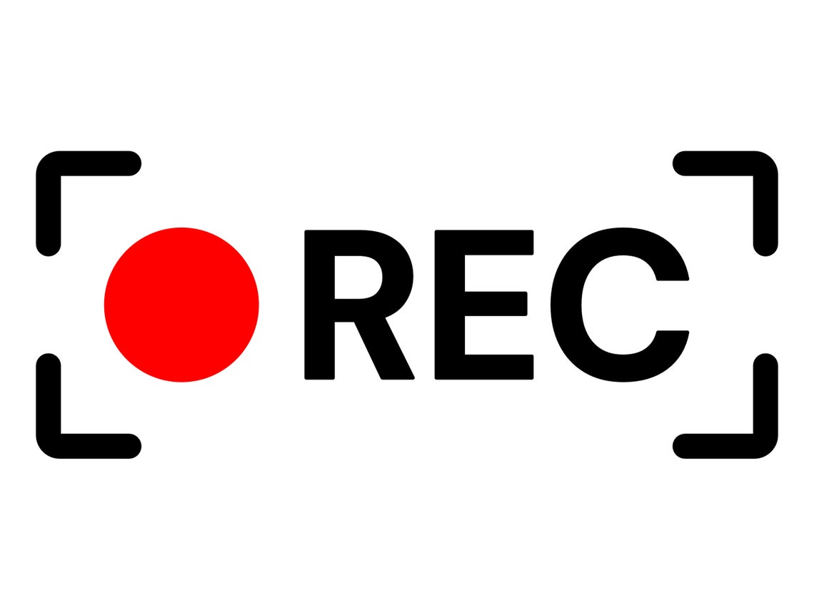 Recording Icon Video Recording Camera Filming Movie Production Instant ...