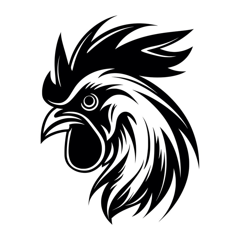 Rooster Svg - Etsy