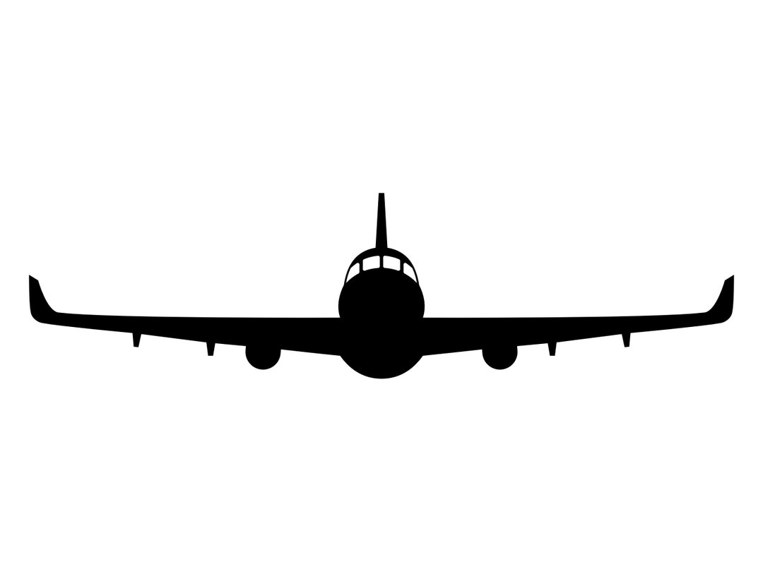 Airplane SVG, Flying Plane Silhouette, Aeroplane Clipart, Airplane Cut ...